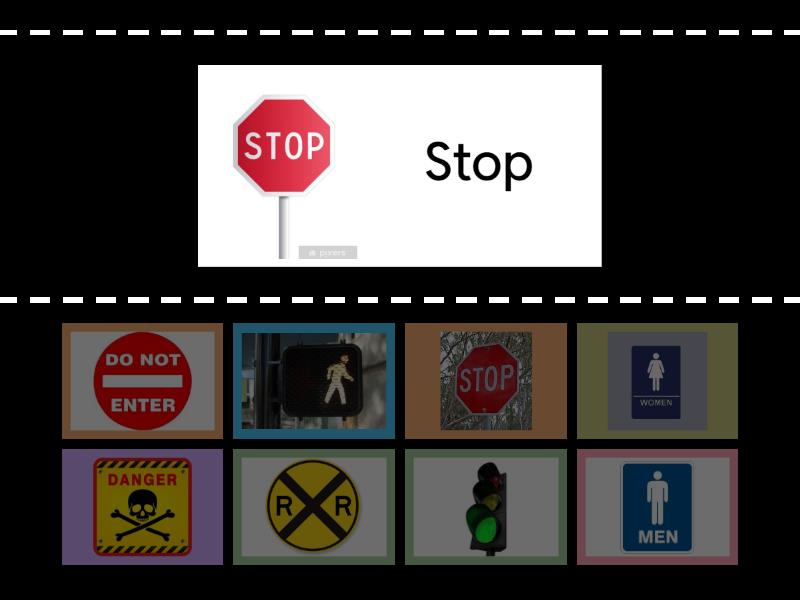 Community signs 2 - Find the match