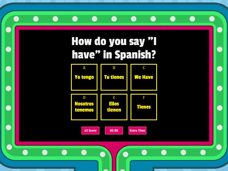 Tener game show - Gameshow quiz