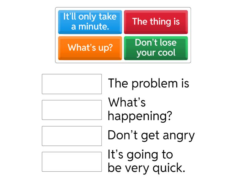 SG2 U7 conversation - Match up