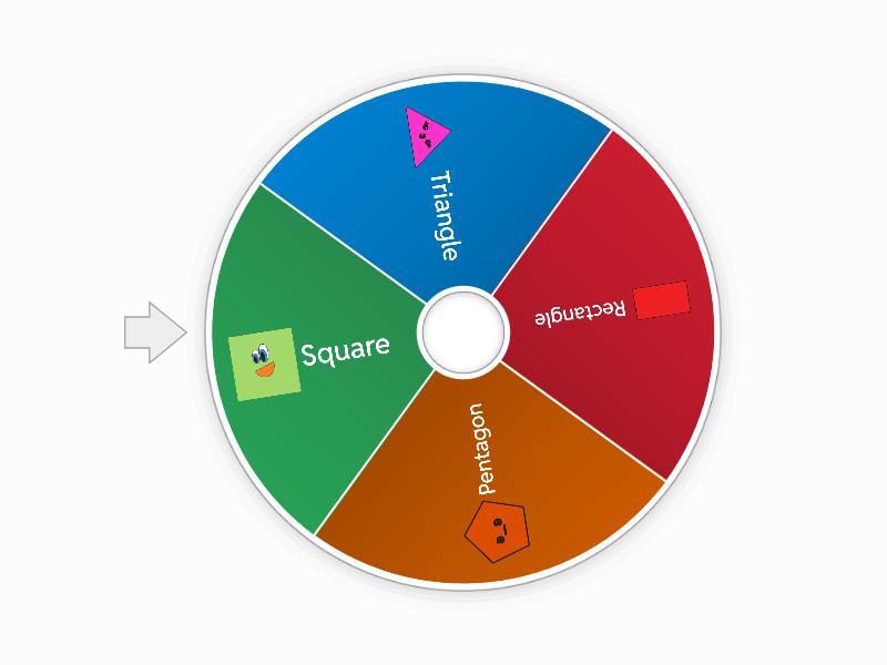 2D Shapes Wheel - Spin the wheel