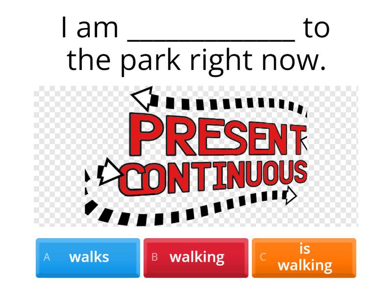 Ready For Movers Present Continuous Tense - Quiz