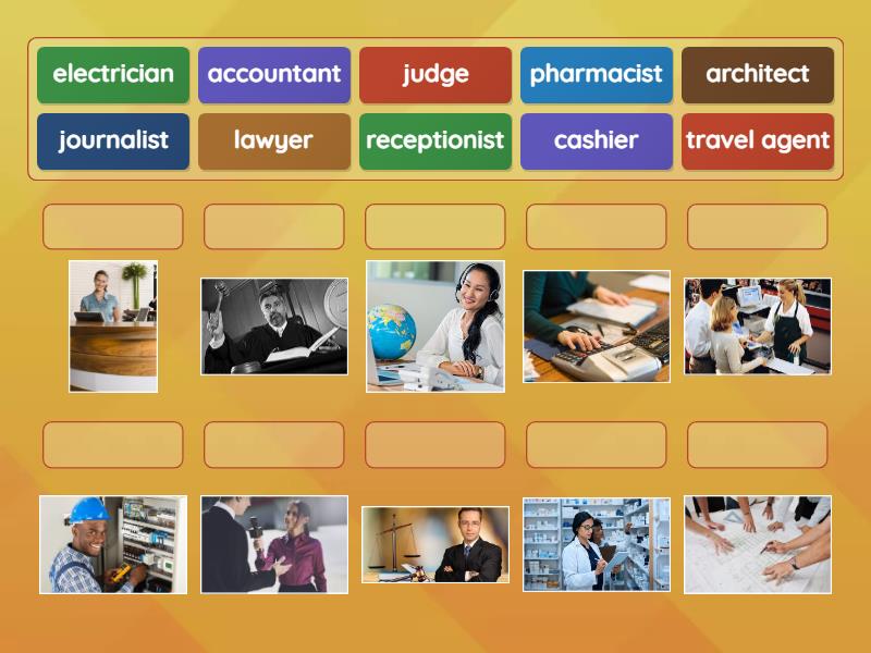 unit 4 jobs and responsibilities - Match up