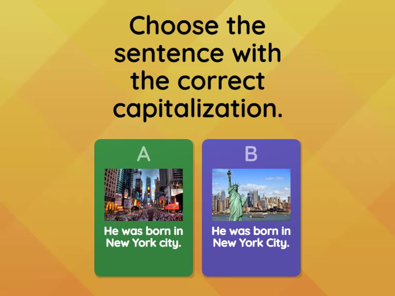 Capitalization - Quiz
