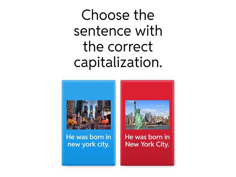 Capitalization - Quiz