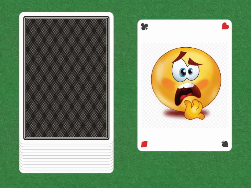 emojis showing emotions - Speaking cards