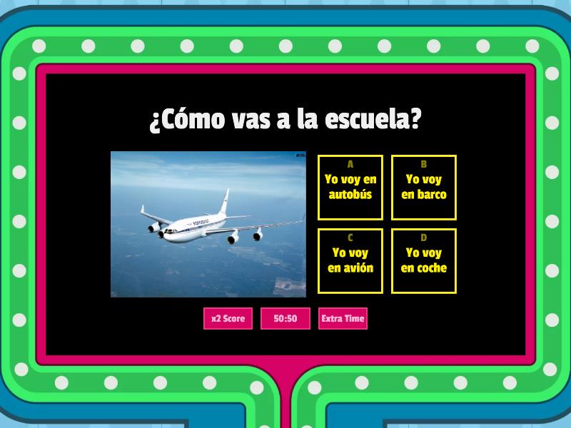 ¿Cómo vas al cole? / How do you go to school? - Concurso de preguntas