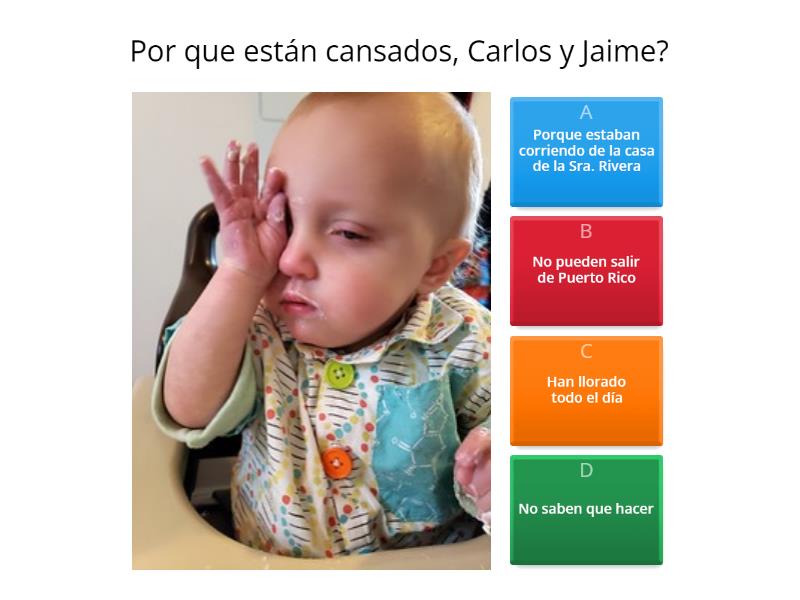 Spanish 5 ECE El Viaje Perdido Chapter 8 - Quiz