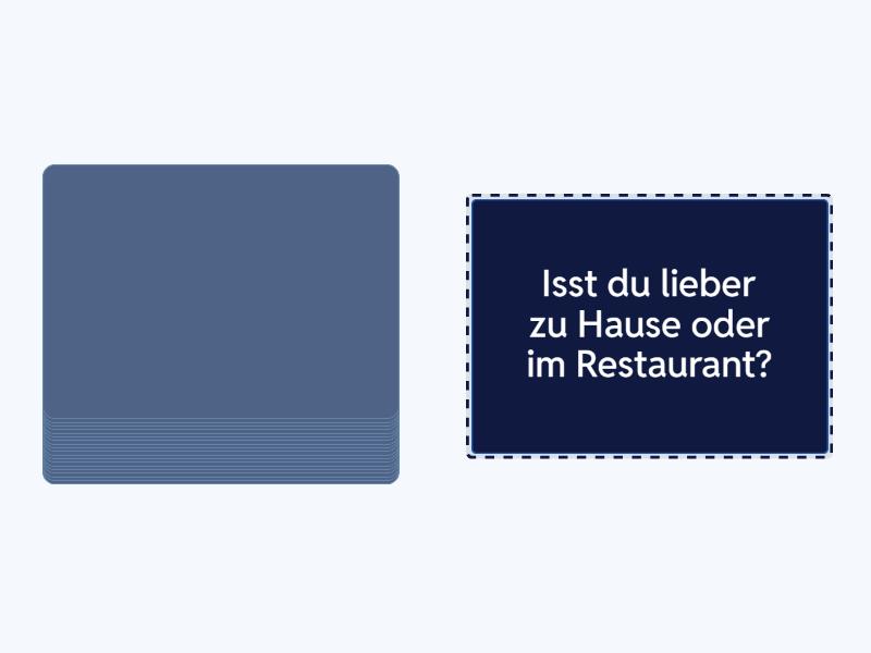 essen - Speaking cards