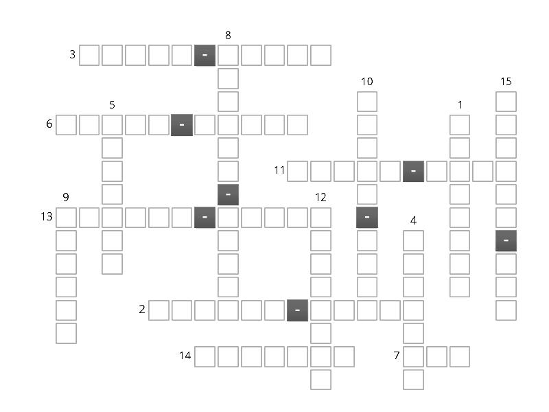 Numbers 1-100 - Crossword