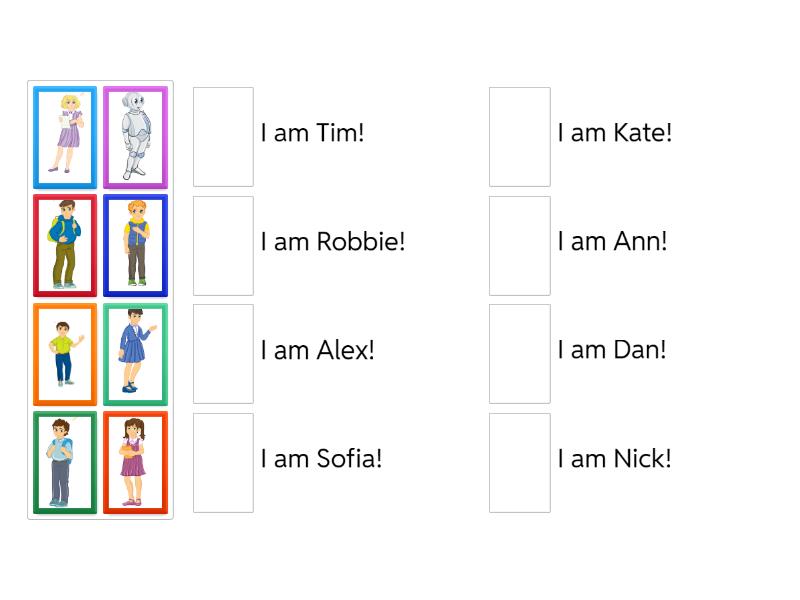 Match the names! - Match up