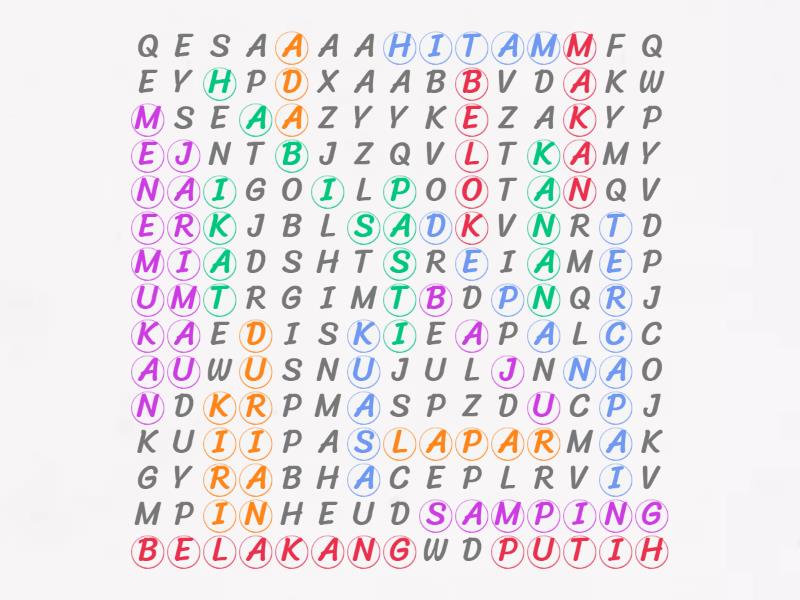 Find a word - Wordsearch