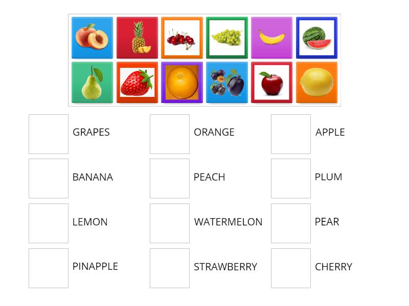 FRUIT - Match up