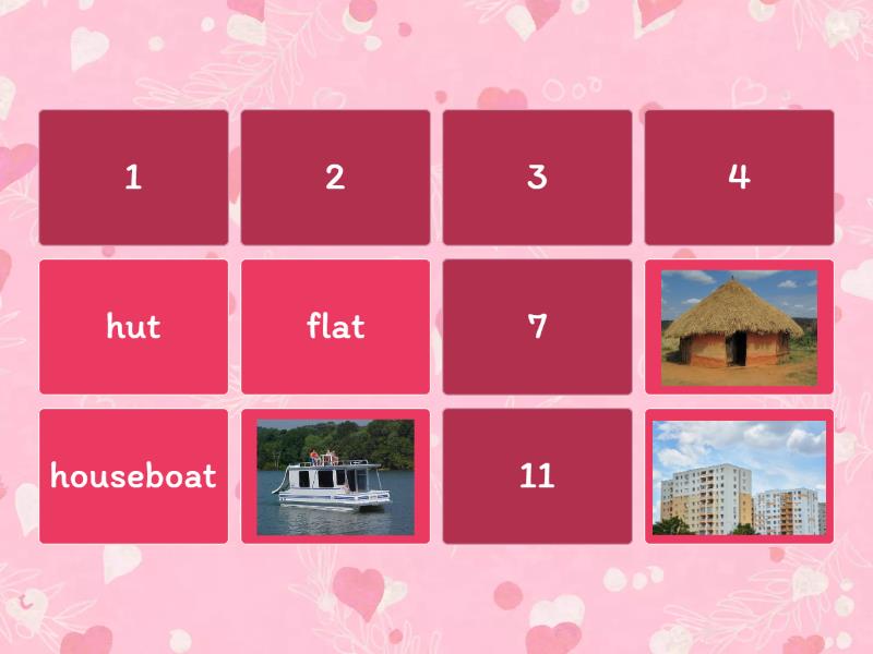 Vocabulary Review - Matching pairs