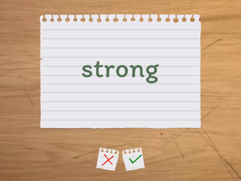 Superhero adjectives - Flash cards