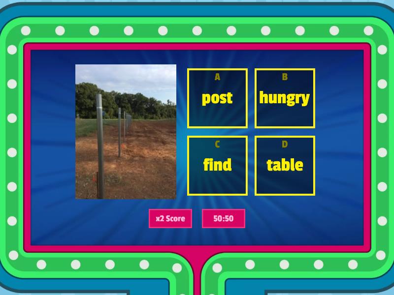 UFLI 76 Ending Patterns Review - Gameshow quiz