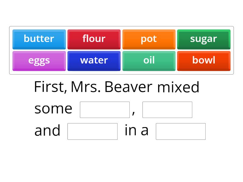 E - Sweet tale RAZ - Complete the sentence