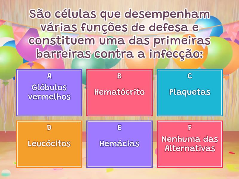 HEMOQUEST - A JORNADA DO HEMOGRAMA - Cuestionario