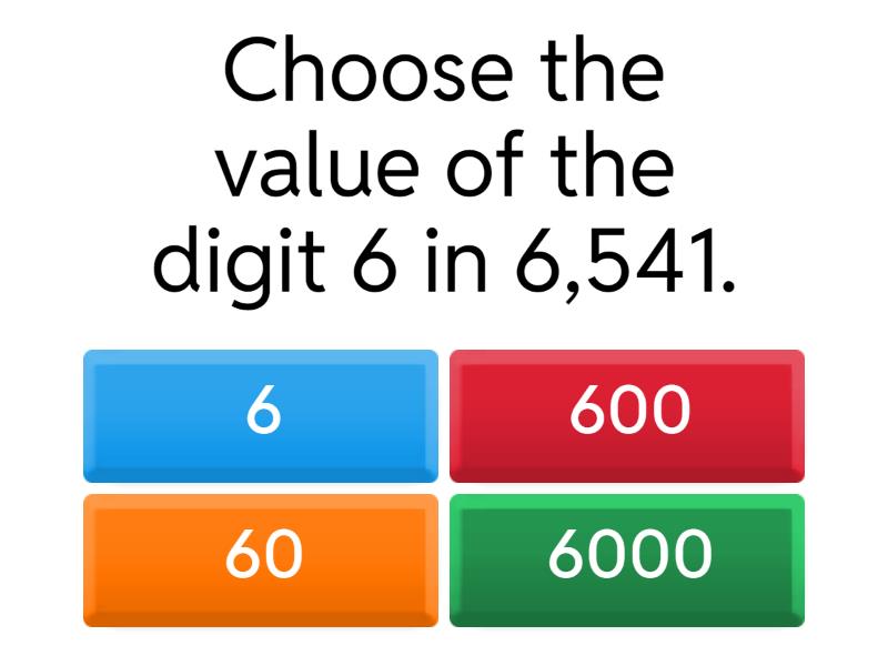 Place Value - Quiz