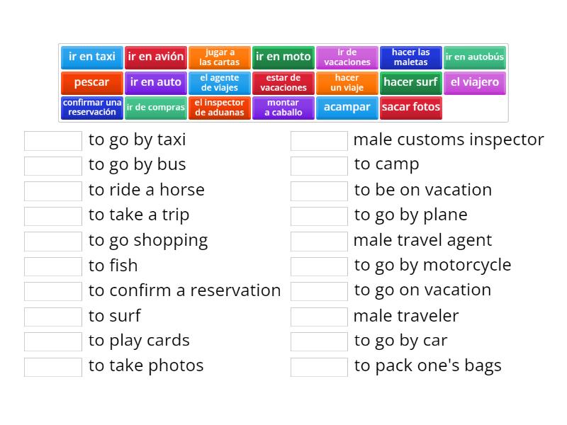 SP1L5, Los Viajes y Vacaciones - Match up