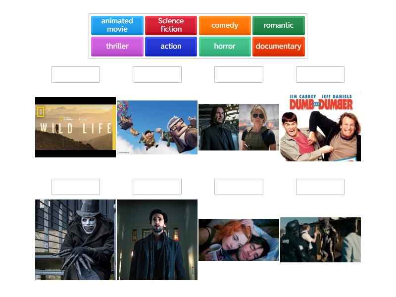 Movie genres - Match up