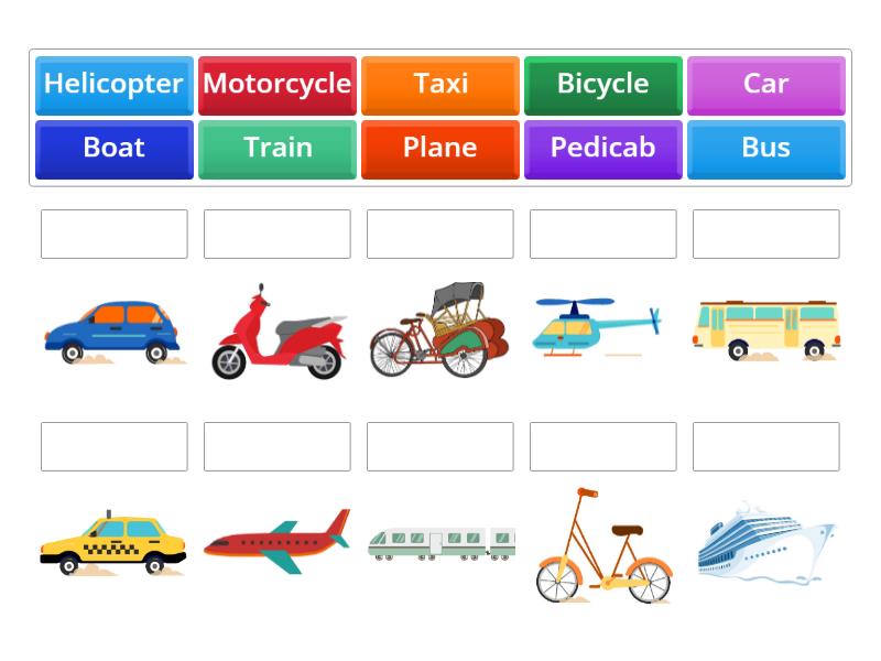 Transportation - Match up
