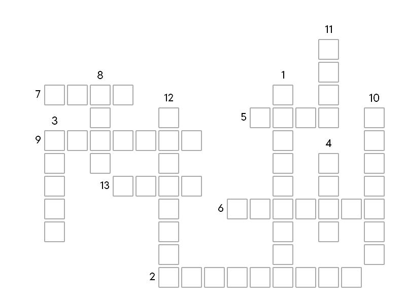 Unit 2b - City tour (Full Blast 2) - Crossword