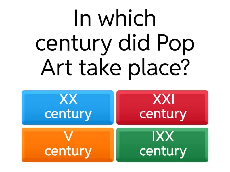 Pop Art - Quiz
