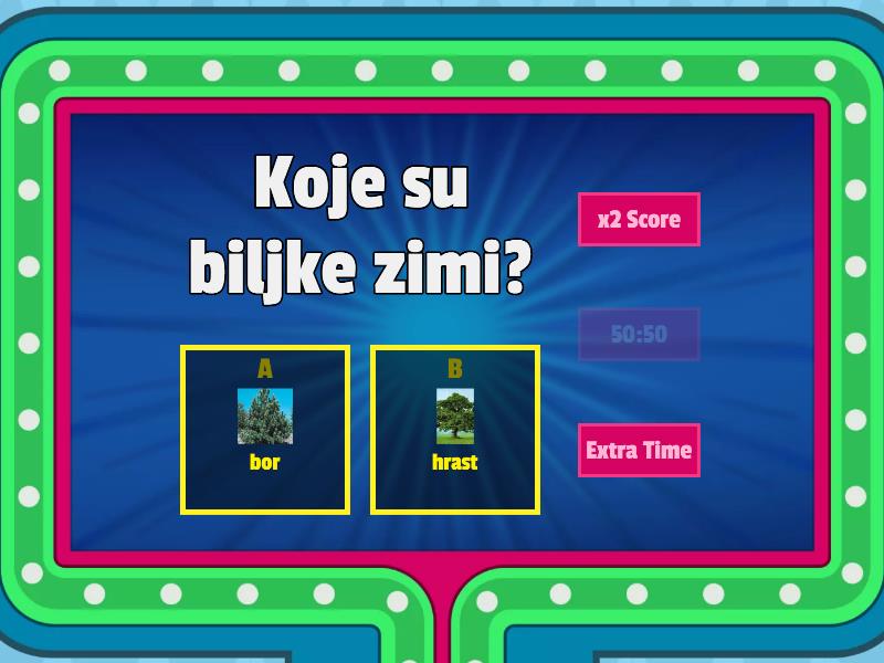Godišnje doba-zima - Gameshow quiz