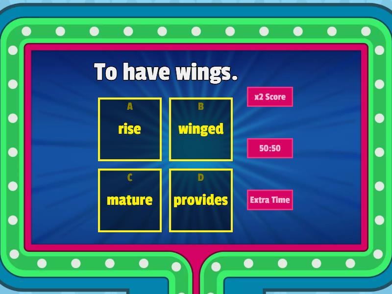 Grade 2 HMH Into Reading Module 8 Week 1 Vocabulary 2 - Gameshow quiz