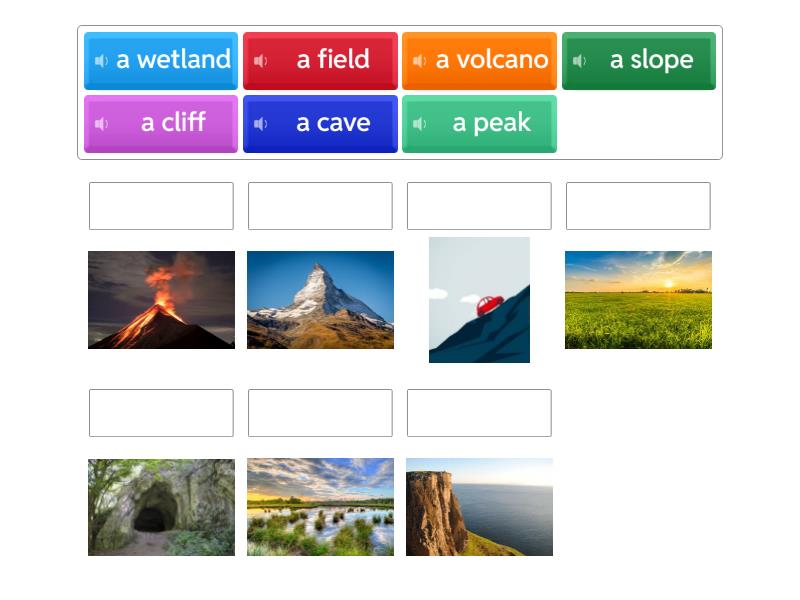 6B U3 Geographical features - Match up