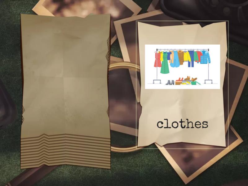 clothes - Speaking cards