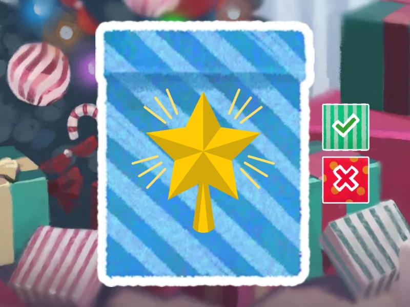 Christmas spelling bee - Flash cards