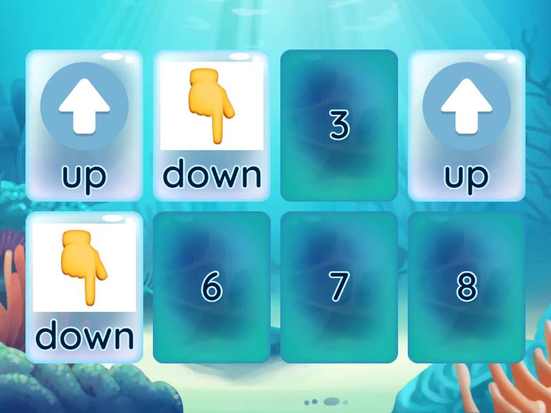 Up down left right - Matching pairs