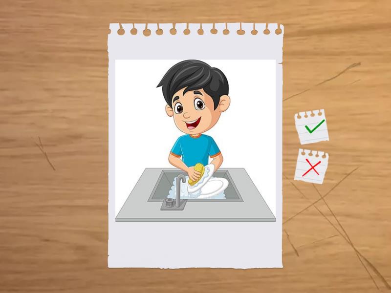 Own it 2 Household chores - Flash cards