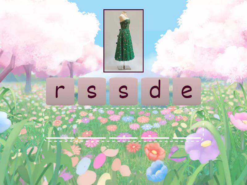 AS1, Unit 8, Vocabulary - Anagram