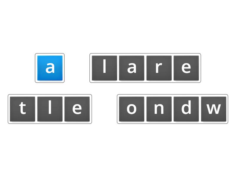 Solutions intermediate 2C - Anagram