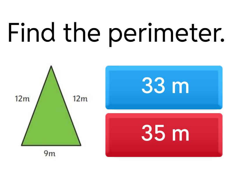Area and Perimeter - Quiz