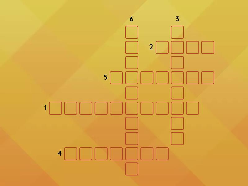 GI A1+ U6. Rooms and furniture - Crossword