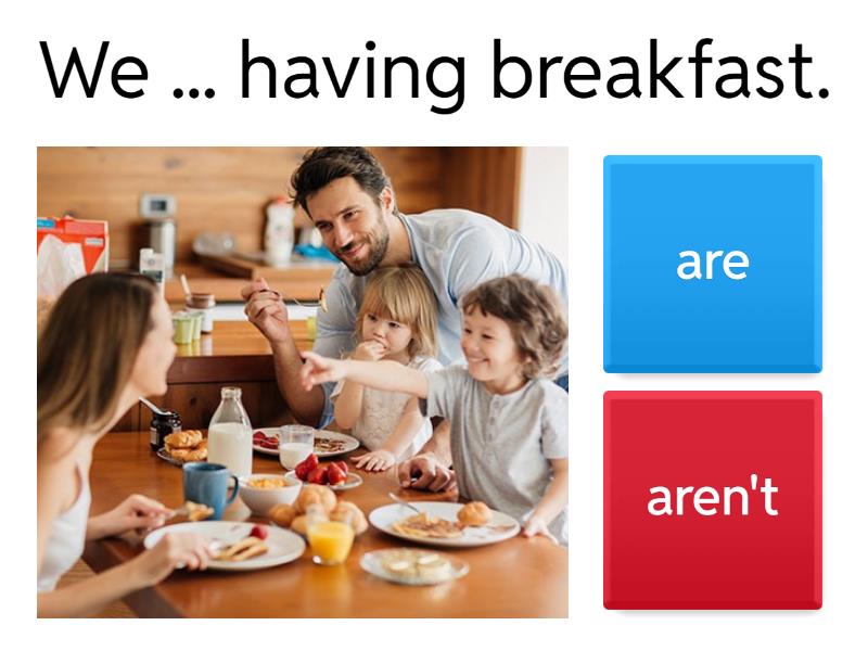 Present Continuous - Quiz