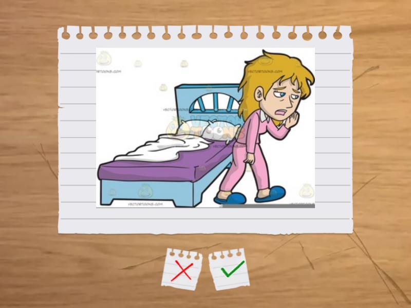 Daily routine. - Flash cards