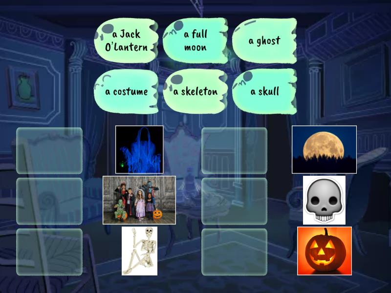 Halloween vocabulary - Match up