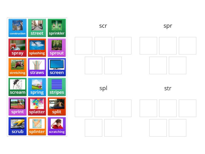 scr-spr-spl-str Blend Sort #1 - Group sort