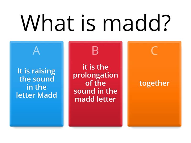 madd - Quiz