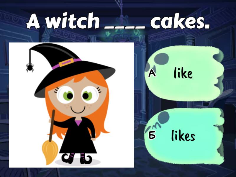 HALLOWEEN present simple - Quiz