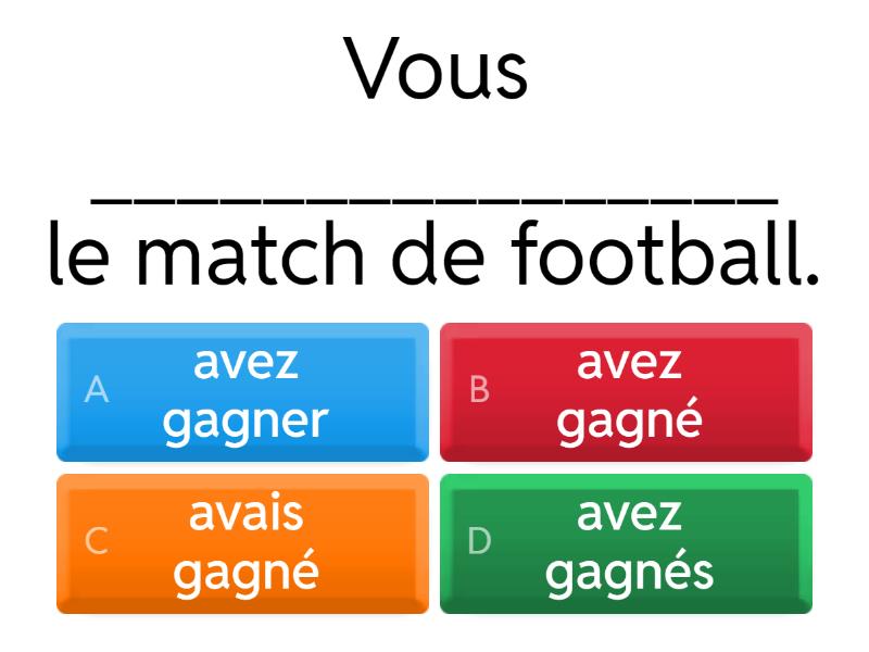 passé composé - Quiz