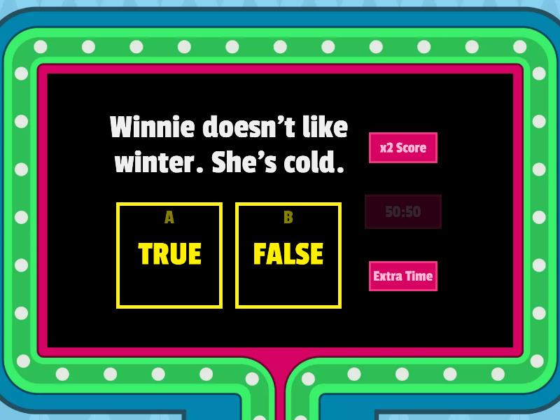 Winnie in Winter complete - Gameshow quiz