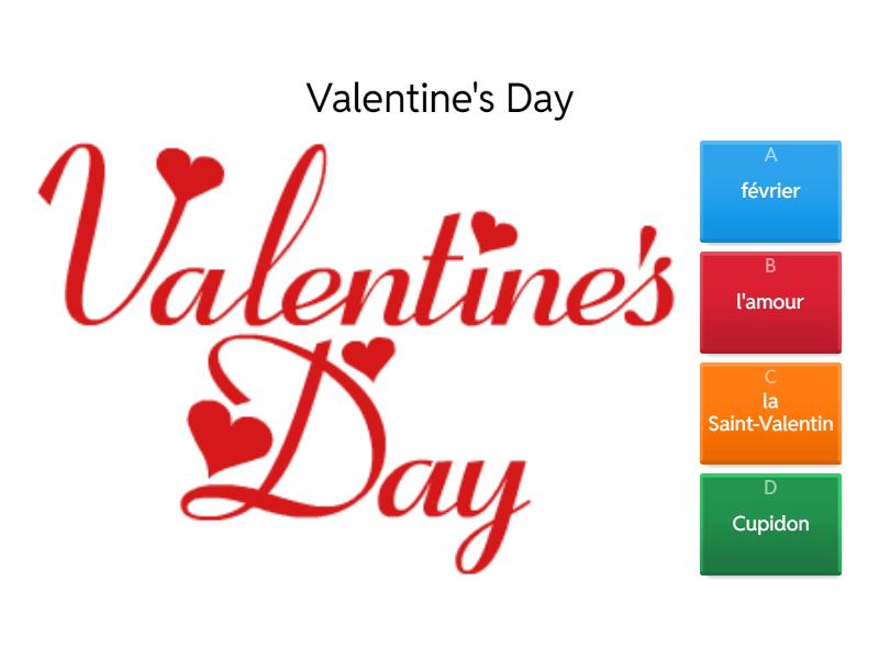 - le jour de la saint valentin - Quiz