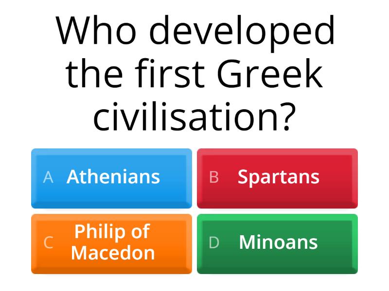 Ancient Greece - Quiz