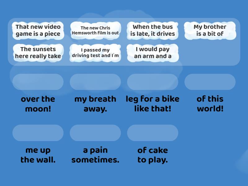 Idioms - Match up