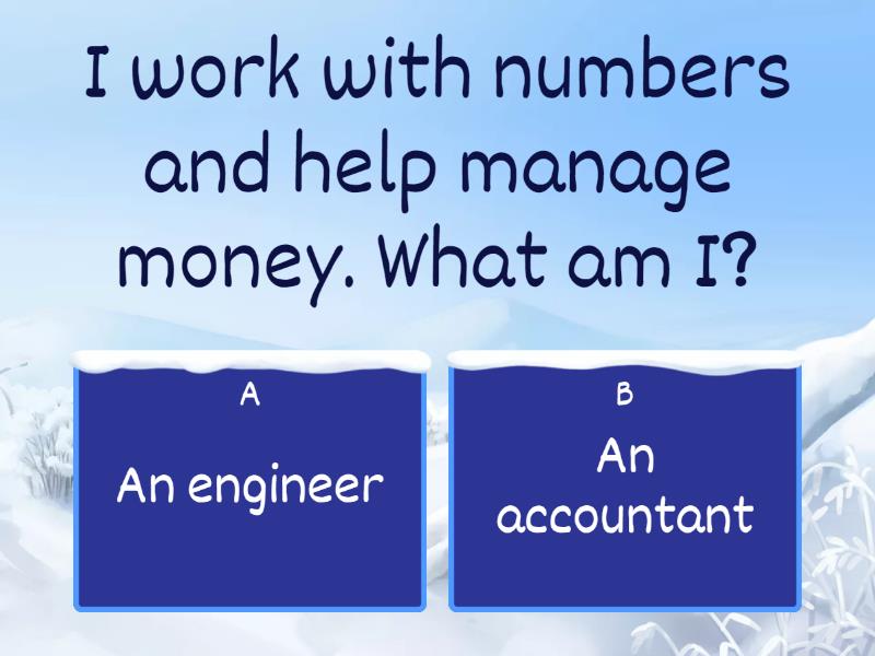 What’s My Job? [A Guessing Game]: Jobs & Professions - Quiz